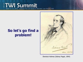 2010 Twi Summit Final Handout The Twi Connection With Problem Solving | PPT