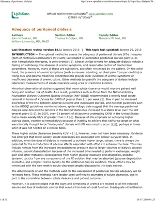 2010 uptodate adequacy dp | PDF