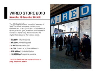 2010 WIRED Store Recap | PPT