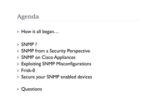 SNMP : Simple Network Mediated (Cisco) Pwnage | PDF | Information and Network Security | Computing