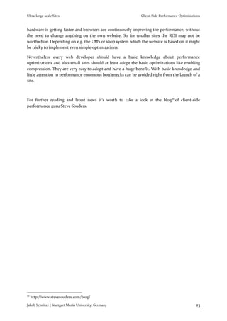 Client-side Web Performance Optimization [paper] | PDF