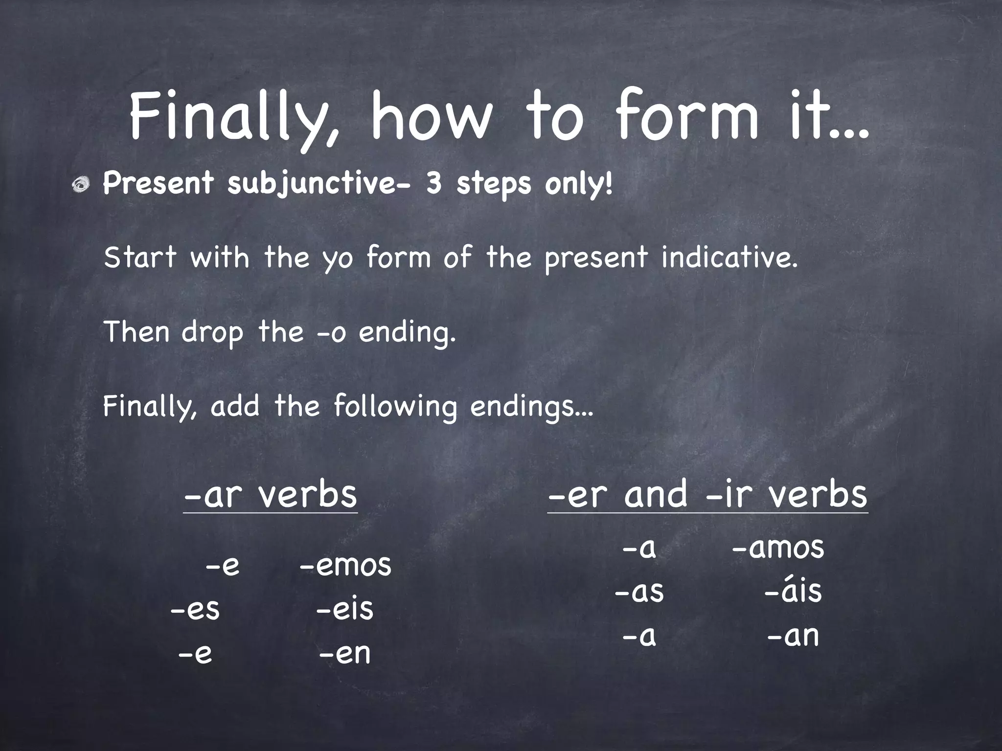 Spanish 3 - Subjuntivo en Español | PDF