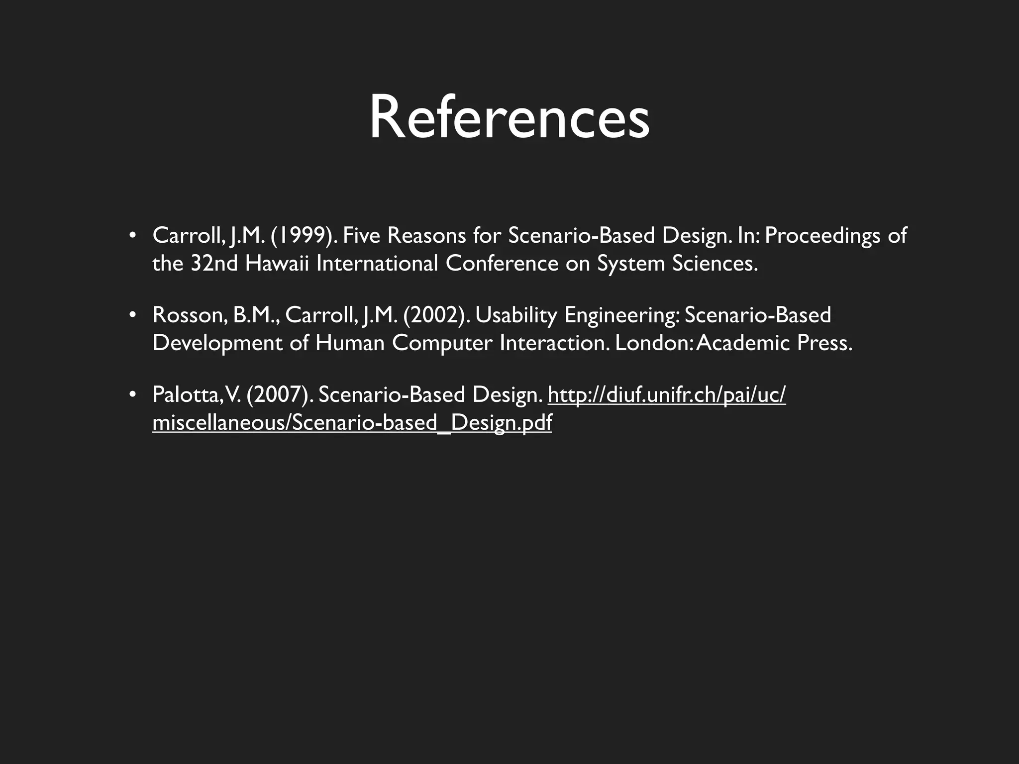 Scenario-Based Design | PPT