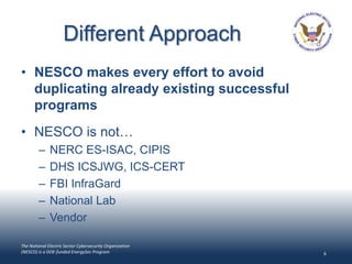 NESCO: A Closer Look | PPTX