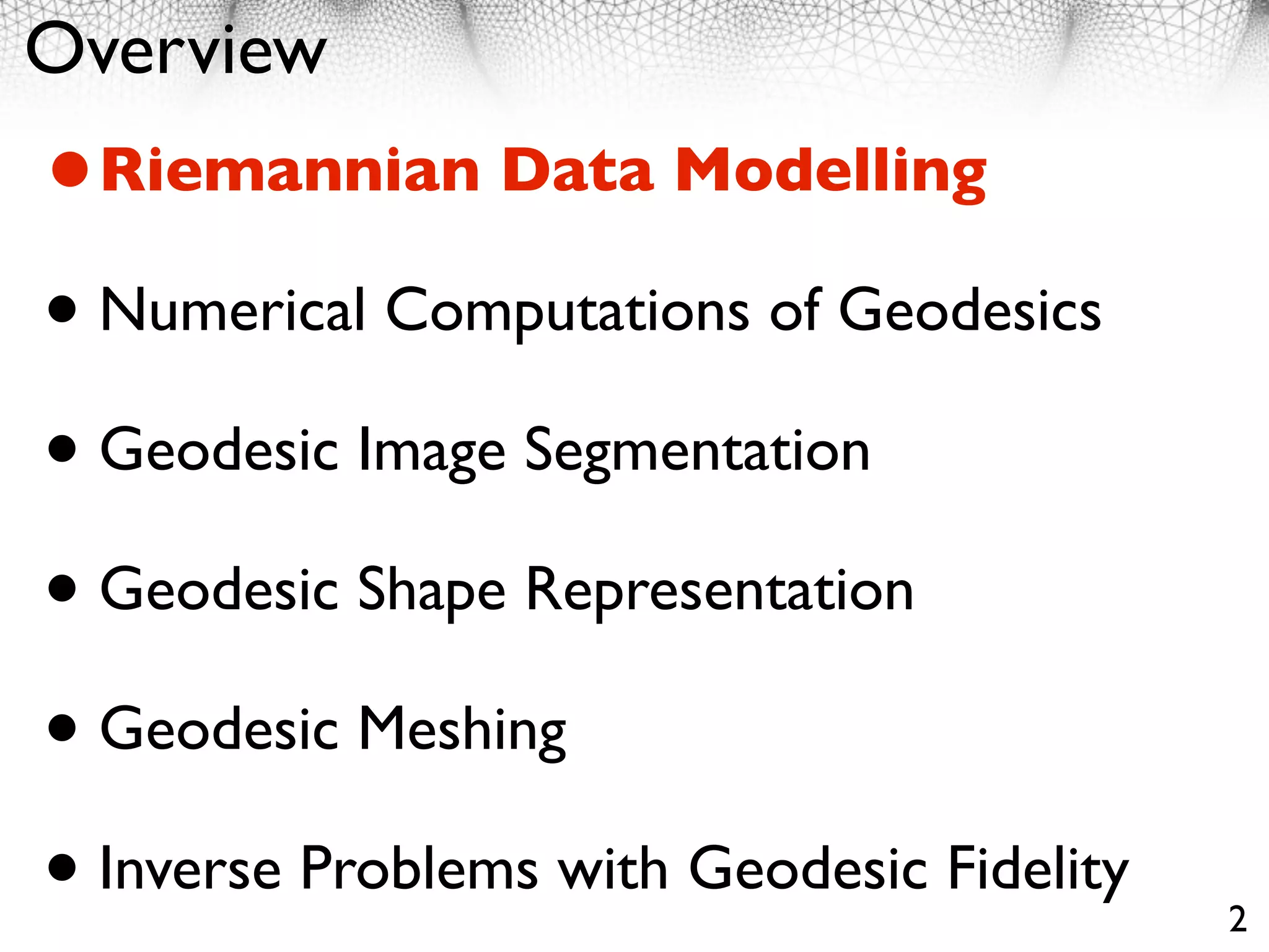 Geodesic Method in Computer Vision and Graphics | PDF