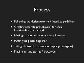 User interface prototyping techniques | PPT