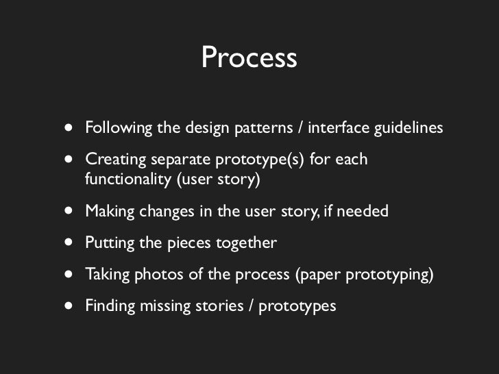 User interface prototyping techniques