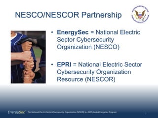 NESCO/NESCOR Joint Overview | PPT