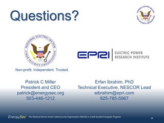 NESCO/NESCOR Joint Overview | PPT