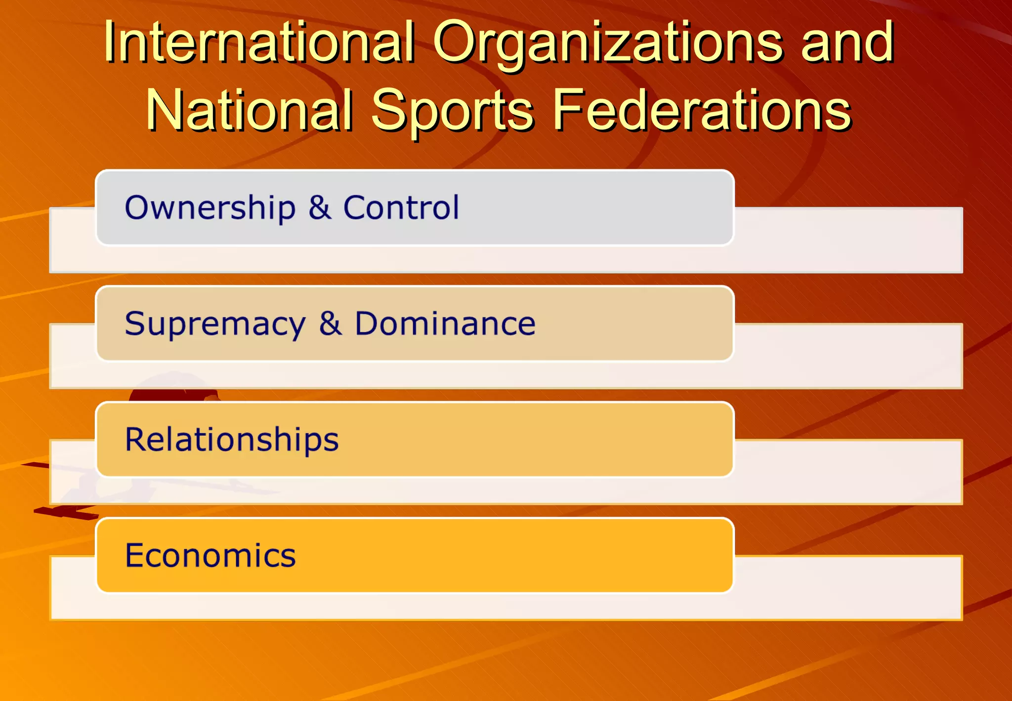 2011.03.25 role of stake holders in sports industry | PPT