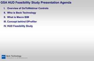 GSA Study uses Macro BIM | PPTX