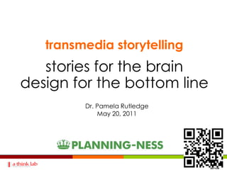 Planningness 2011 -- Dr. Pamela Rutledge | PPT