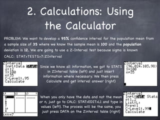 AP Statistics - Confidence Intervals with Means - One Sample | PDF