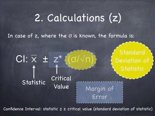AP Statistics - Confidence Intervals with Means - One Sample | PDF