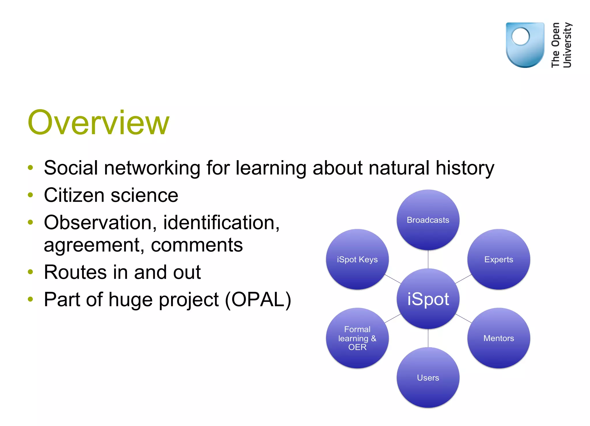 iSpot for IET Synthesis Meeting | PPT