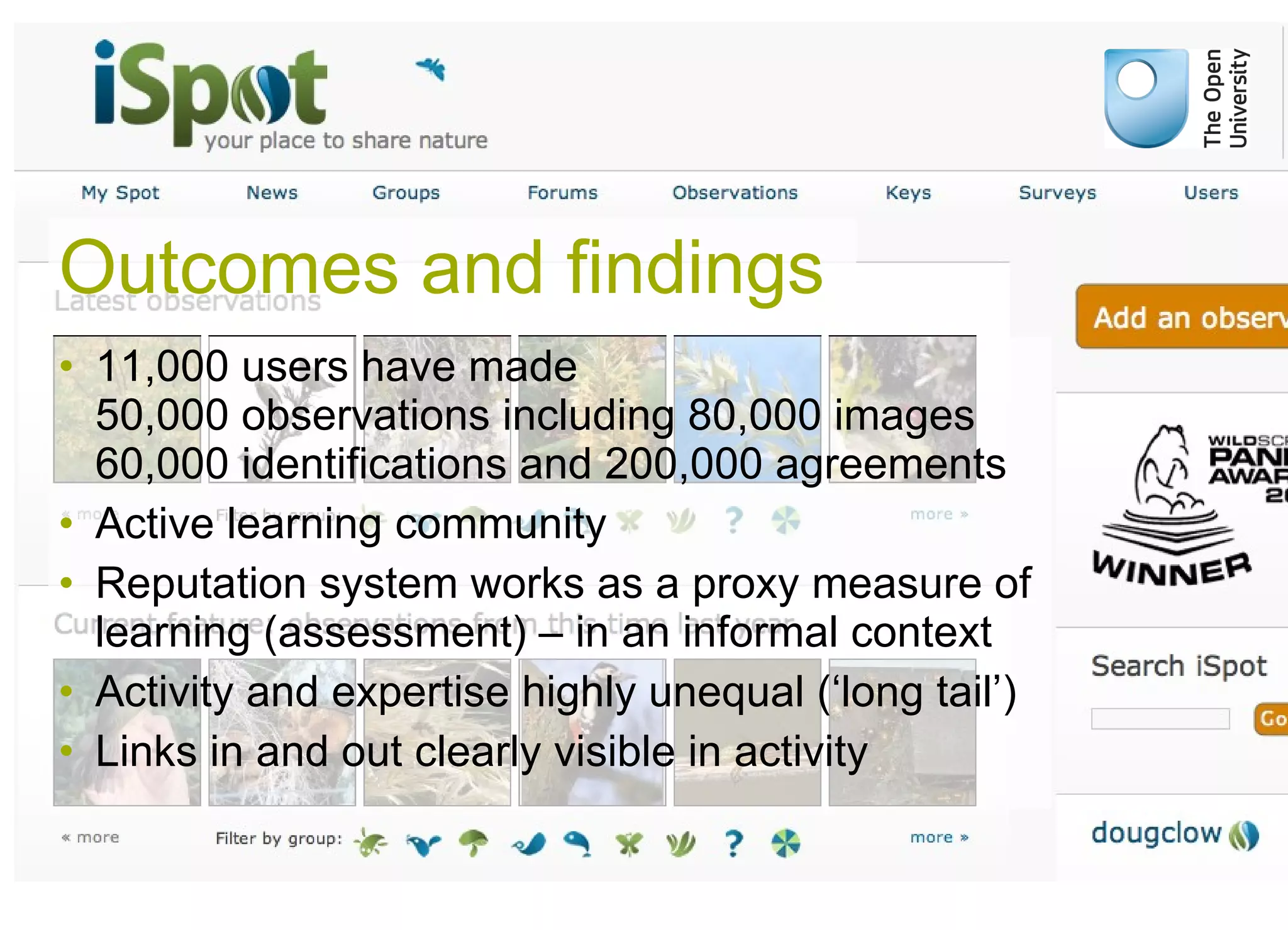iSpot for IET Synthesis Meeting | PPT