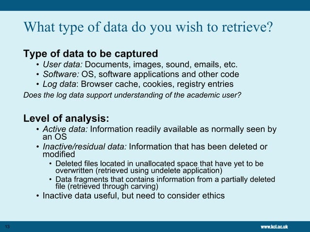 Digital Forensics in the Archive | PPT