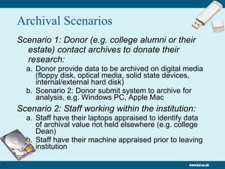Digital Forensics in the Archive | PPT