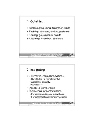 Profiting from External Innovation | PDF