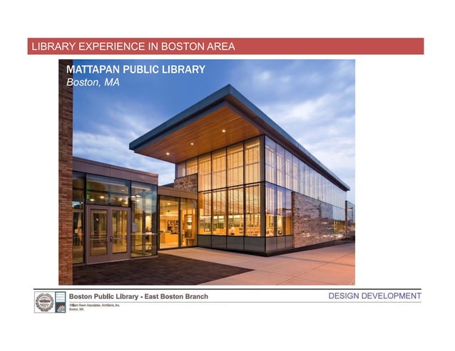 East Boston Branch Library Design Presentation | PDF