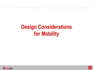 Firetide Mesh Node Mobility Overview | PPT