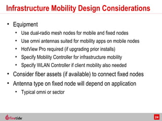 Firetide Mesh Node Mobility Overview | PPT