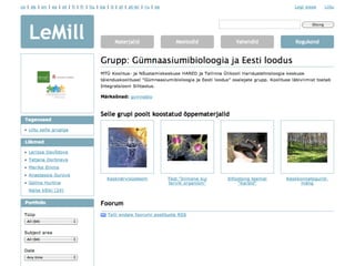 Näiteid LeMill kogumikest | PPT