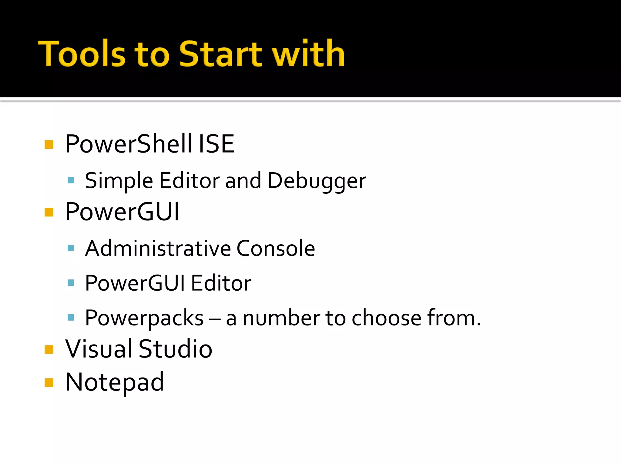 Introduction to PowerShell | PDF