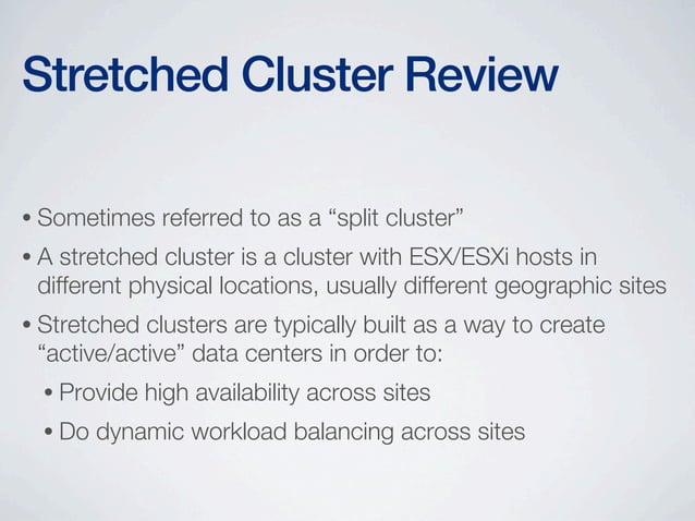 Elastic vSphere, Now With More Stretch | PPT