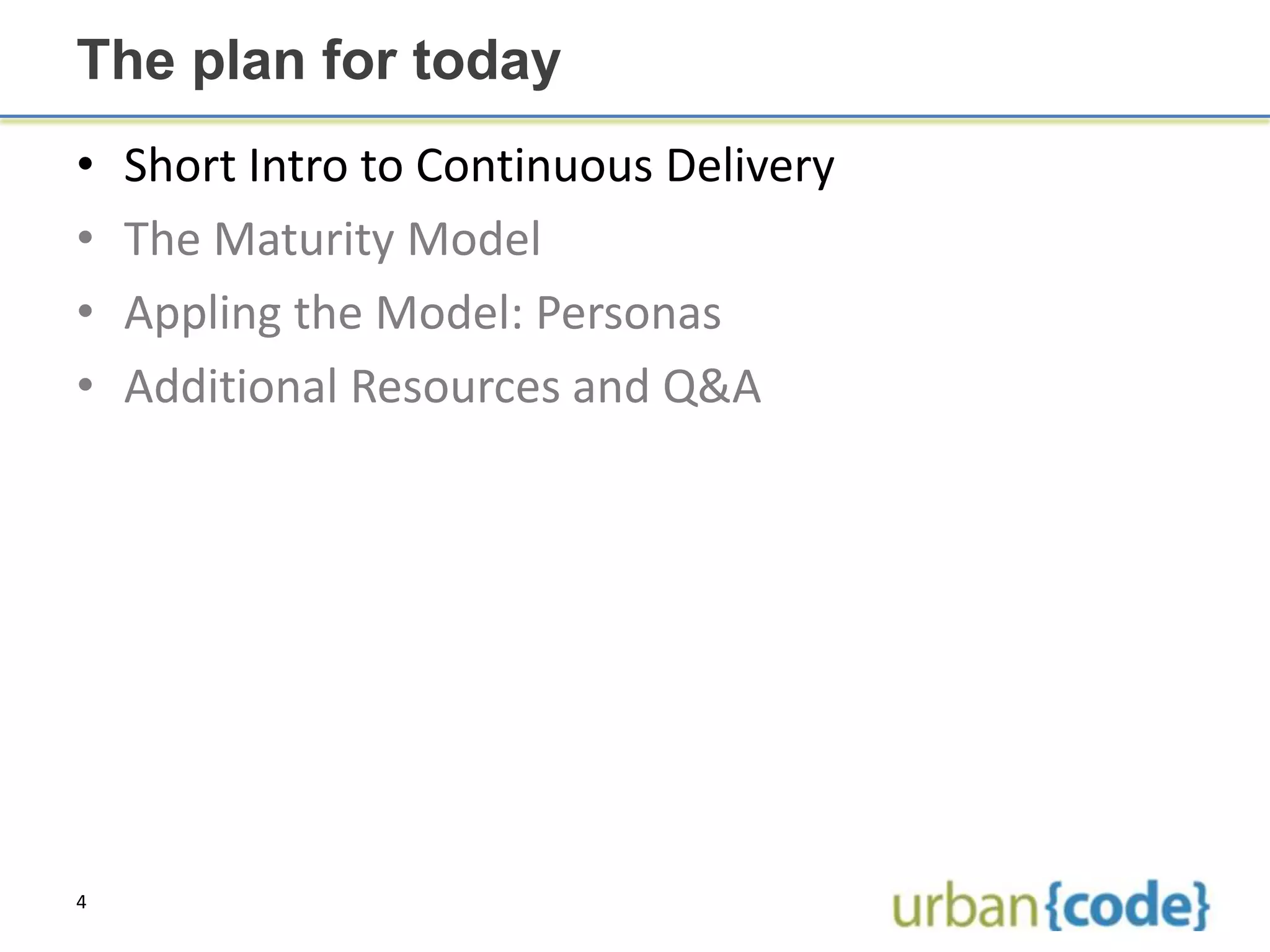 Continuous Delivery Maturity Model | PPTX