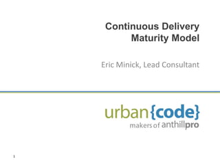 Continuous Delivery Maturity Model | PPTX
