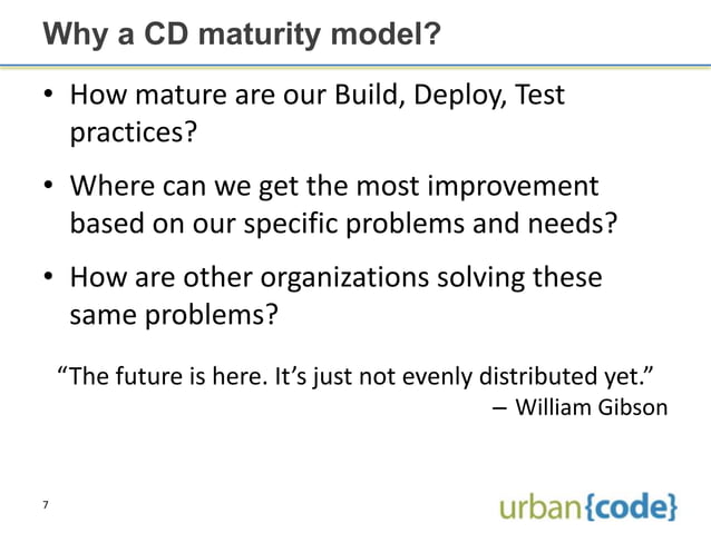 Continuous Delivery Maturity Model | PPTX