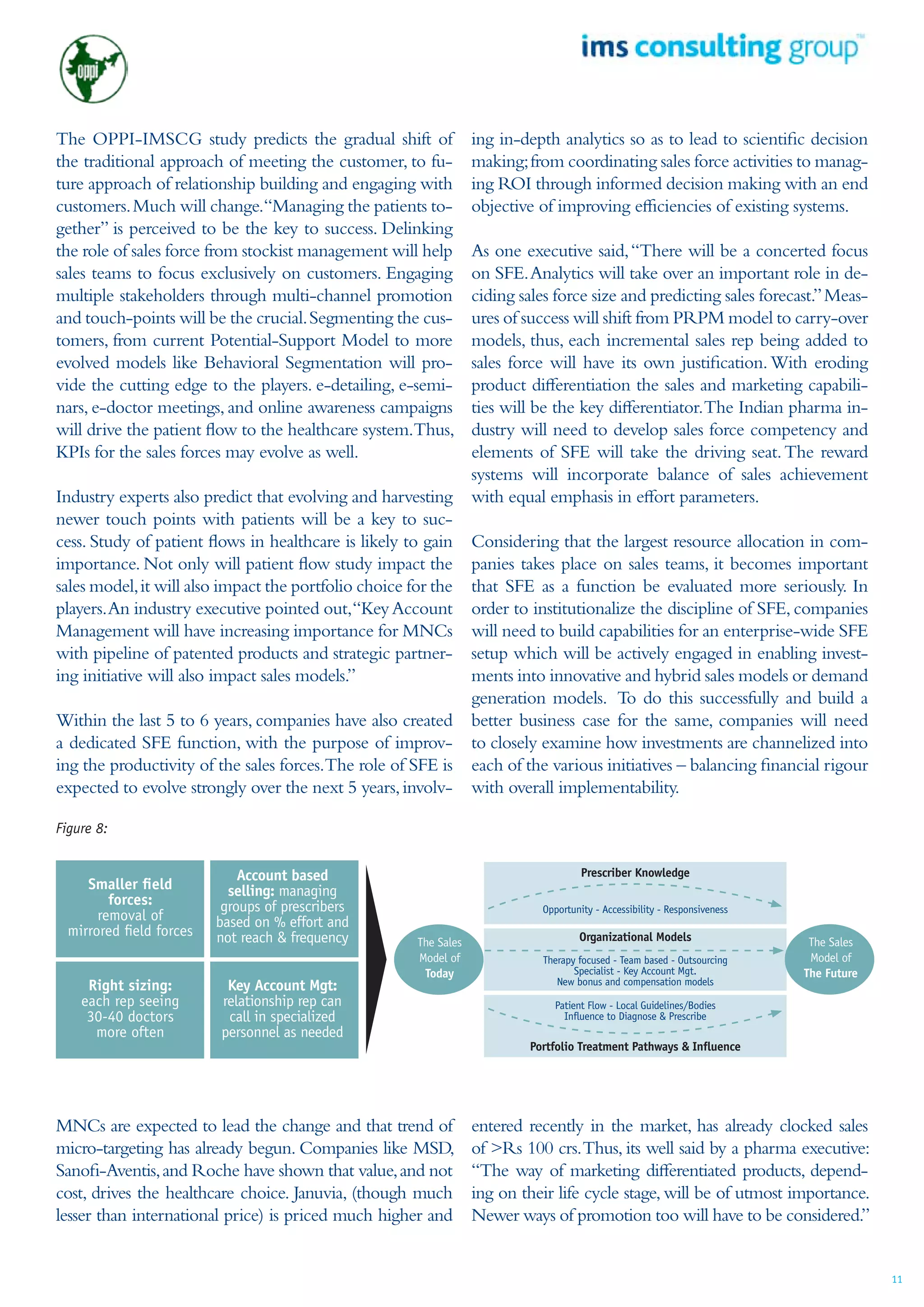 The Evolution of Sales Models in the Indian Pharma Industry | PDF