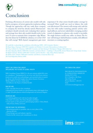 The Evolution of Sales Models in the Indian Pharma Industry | PDF