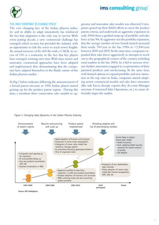 The Evolution of Sales Models in the Indian Pharma Industry | PDF
