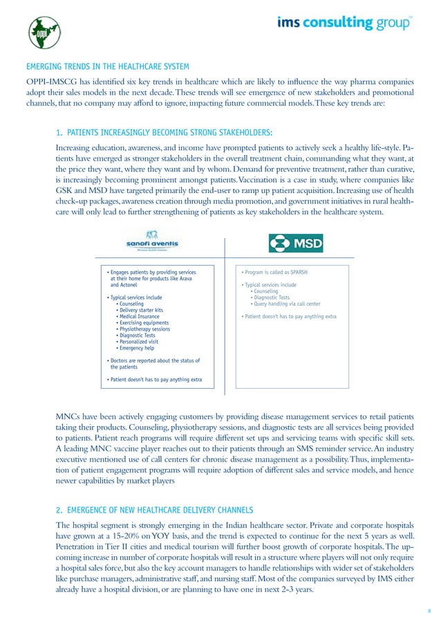 The Evolution of Sales Models in the Indian Pharma Industry | PDF
