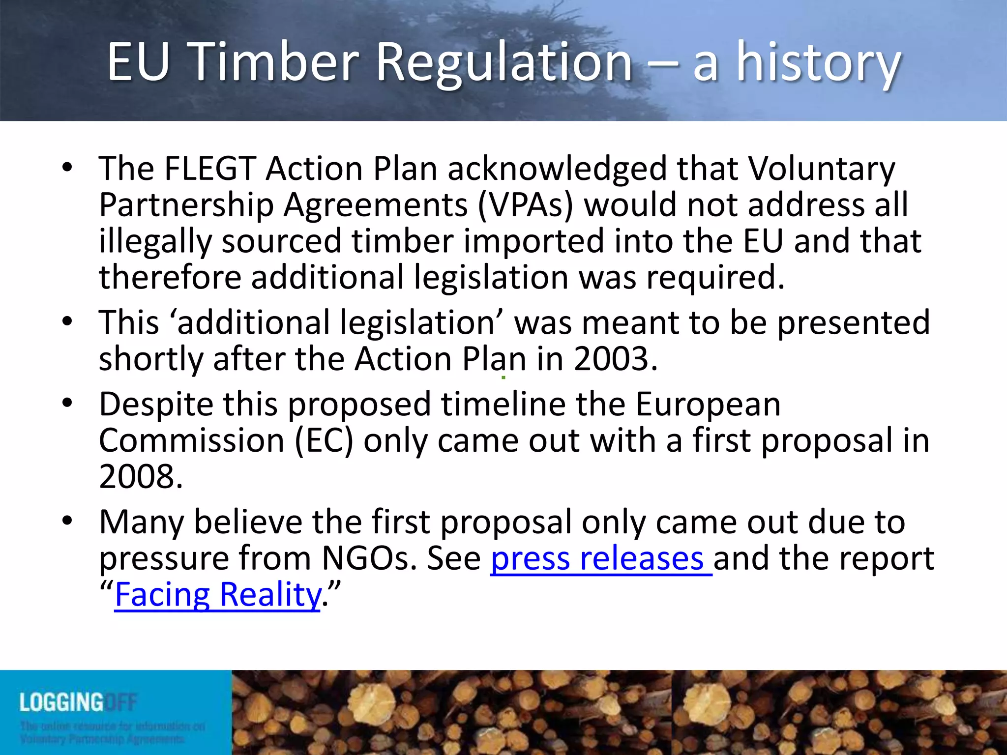 What is EU timber regulation? | PPTX