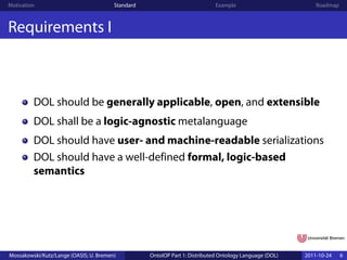 Ontology Integration and Interoperability (OntoIOp) – Part 1: The ...