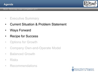 McKinsey Case Compettion | PPTX
