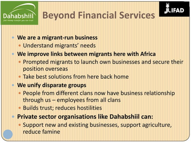 Dahabshiil Presentation | PPT