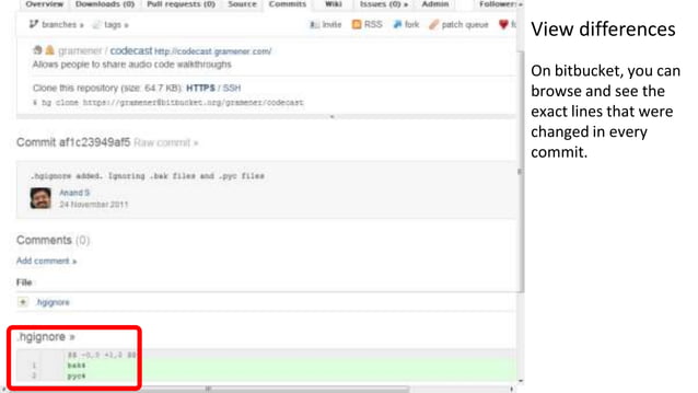 Using Bitbucket and Mercurial | PPT