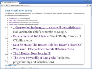 Introduction to Data Visualisation | PPTX