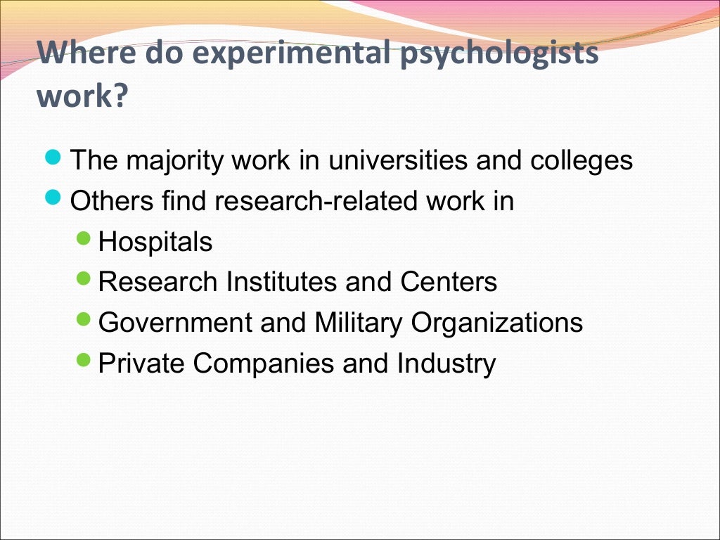 Experimental Psychology experimental-psychology