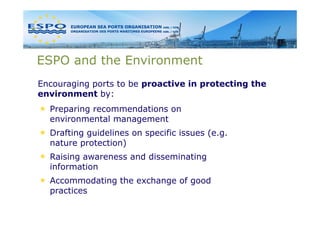 Sustainable Port Development Global Ports | PDF