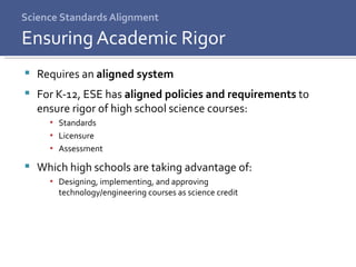Science Standards Alignment | PPT