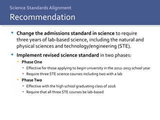 Science Standards Alignment | PPT