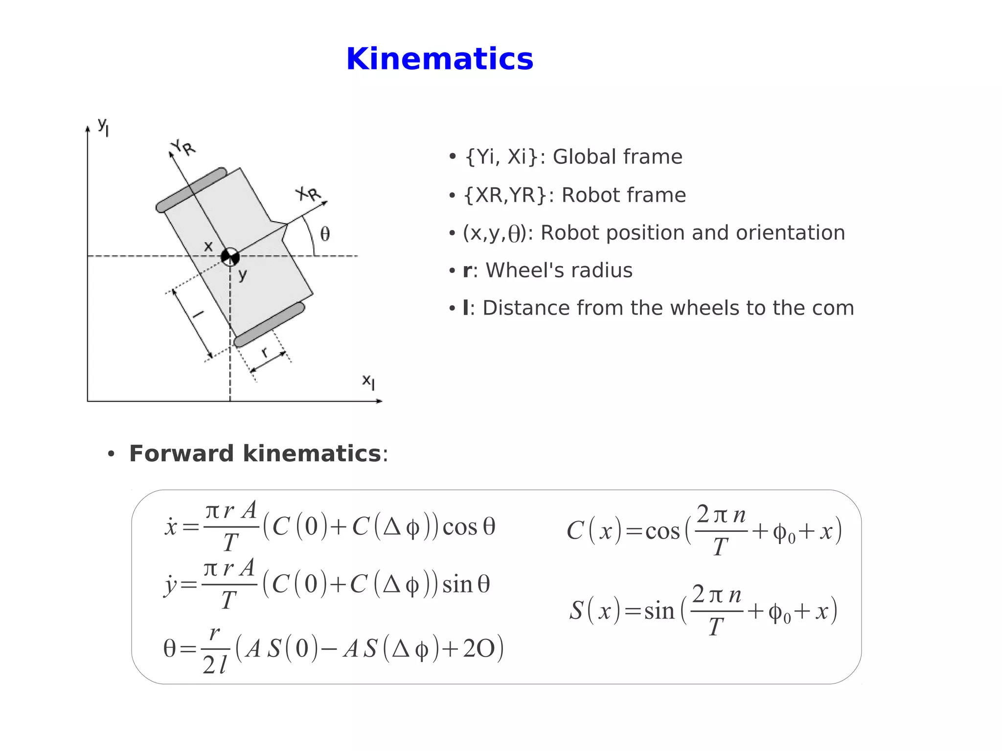 Motion Control of Differential Wheeled Robots with Joint Limit Constraints (Slides) | PPT