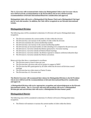 2011 12 Distinguished Criteria | PDF