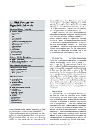 2011. hyperbilirubinemia in the newborn. pediatrics in review | PDF