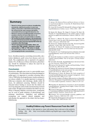 2011. hyperbilirubinemia in the newborn. pediatrics in review | PDF